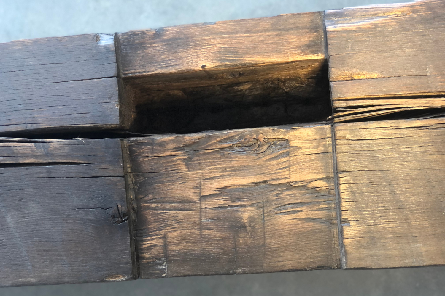0015 - Rough Sawn 88" Mantel | Old World Lumber Co. - – Old World ...