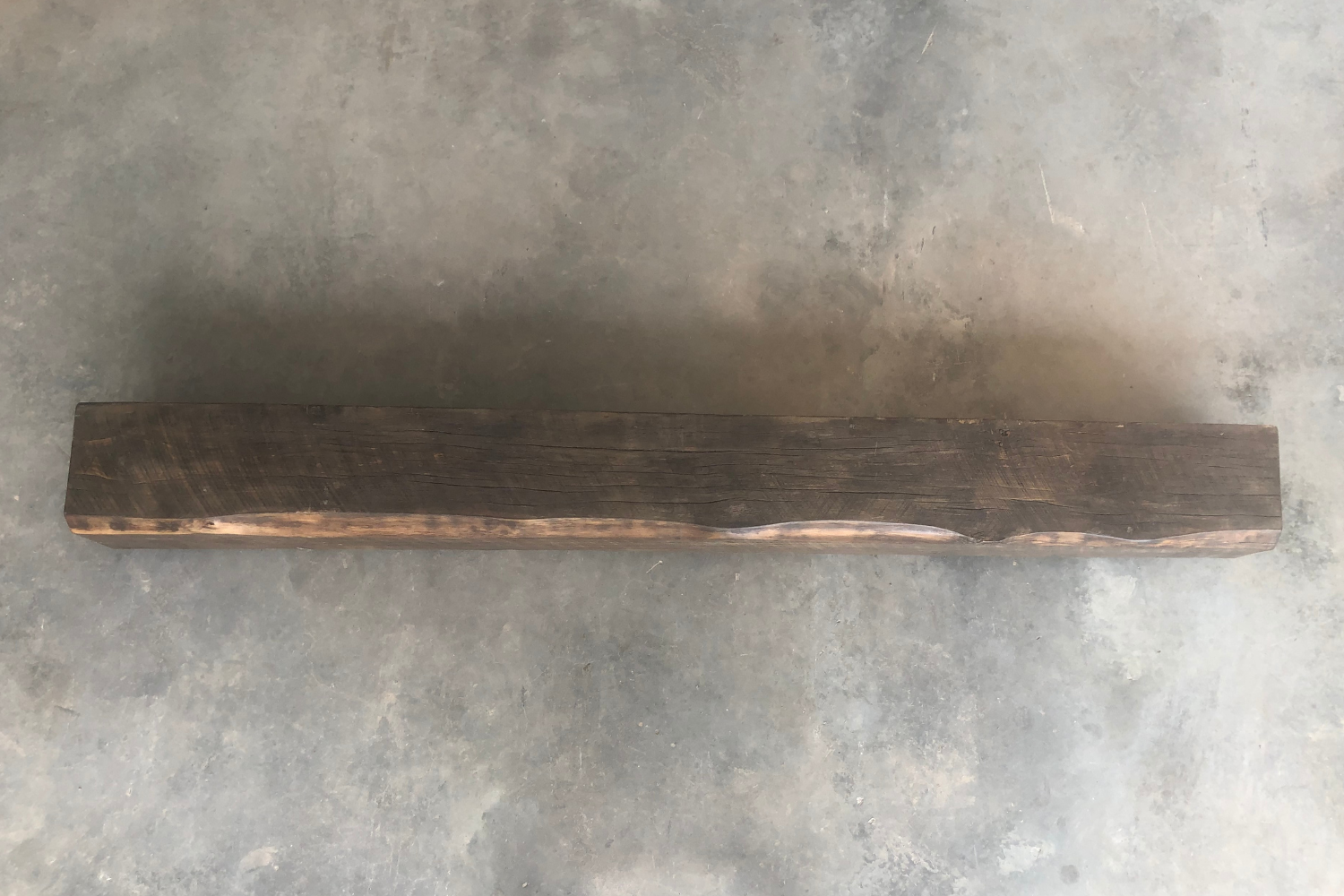 0015 - Rough Sawn 88" Mantel | Old World Lumber Co. - – Old World ...
