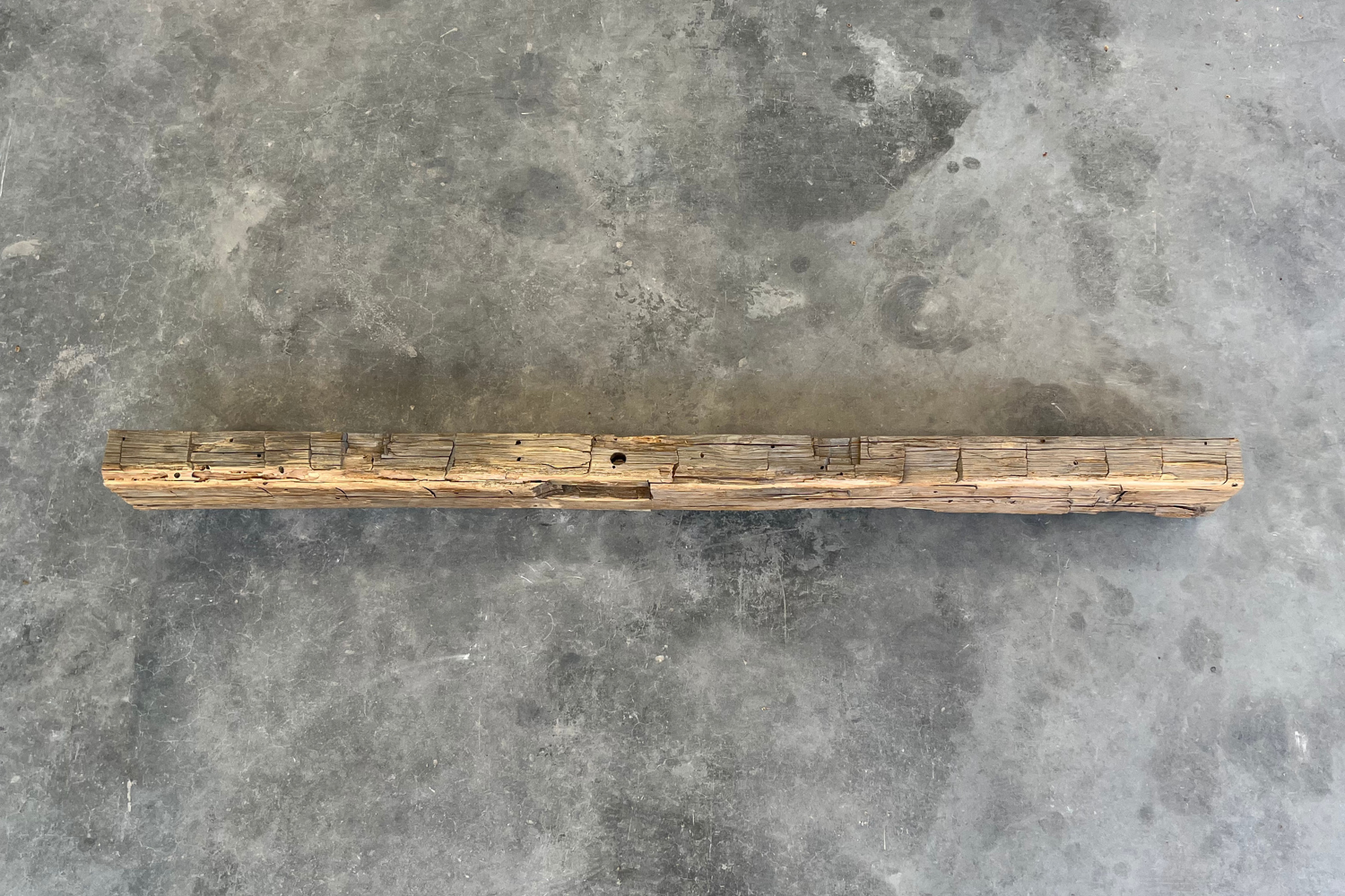 0016 - Hand Hewn 53" Mantel | Old World Lumber Co. - – Old World Lumber ...