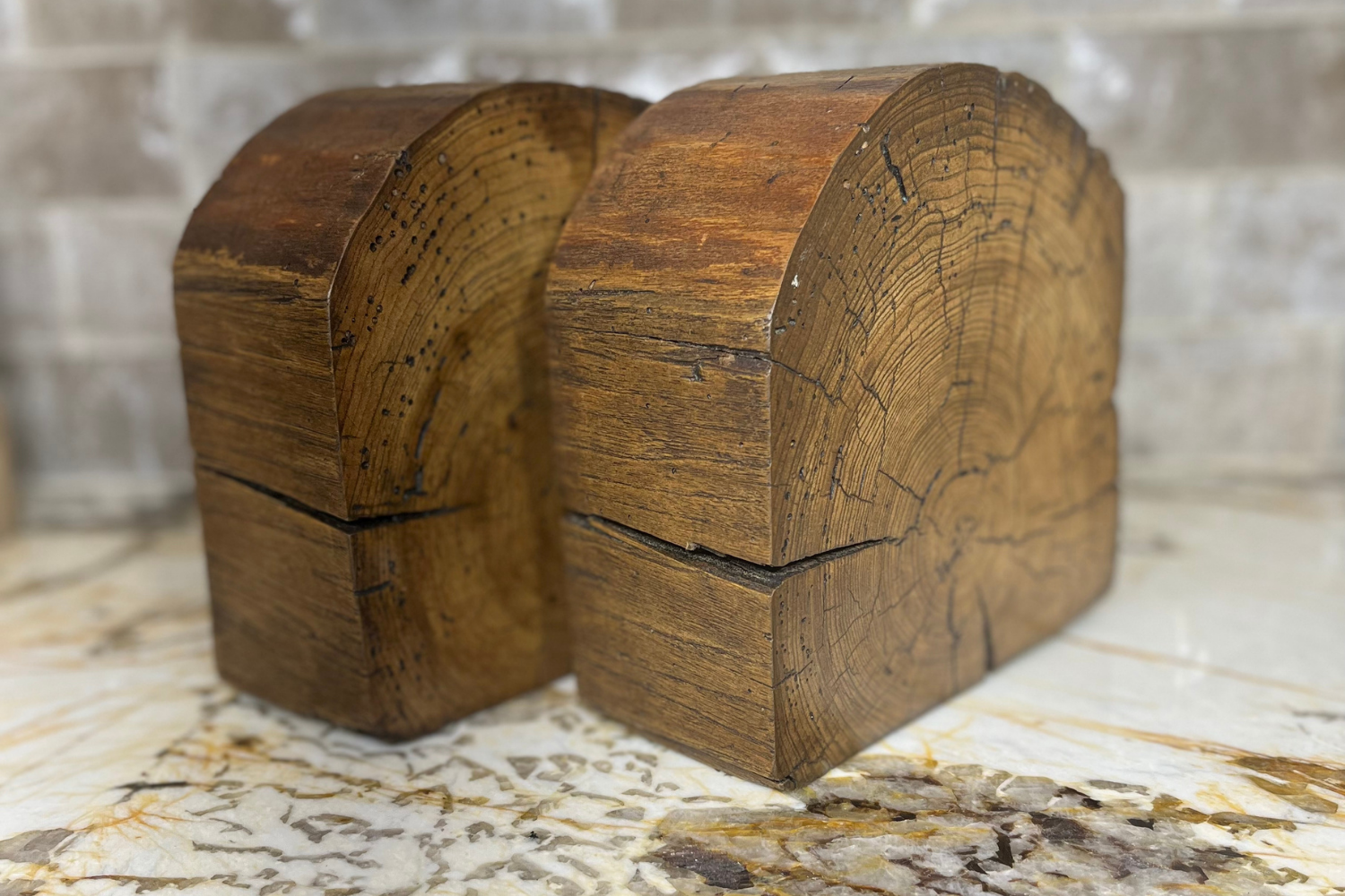 Wood Bookend - Style 3 | Old World Lumber Co. - – Old World Lumber-Store