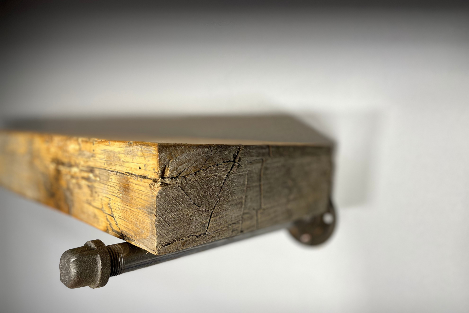 Hand Hewn Beam Shelf 35" | Old World Lumber Co. - – Old World Lumber-Store